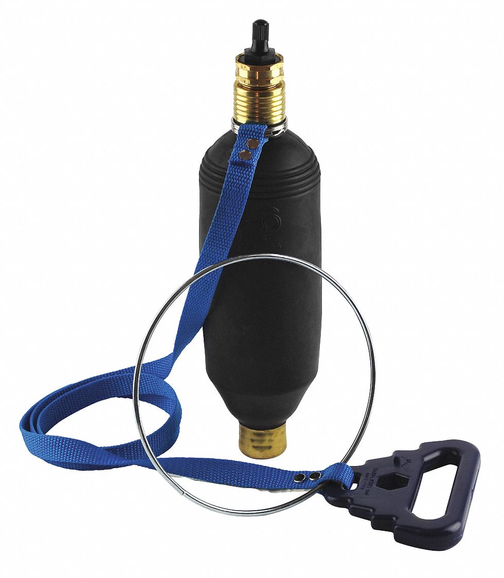 SAFE-T-SEAL, For 4 in – 6 in Pipe, Handle and Strap Tether, Test Plug ...