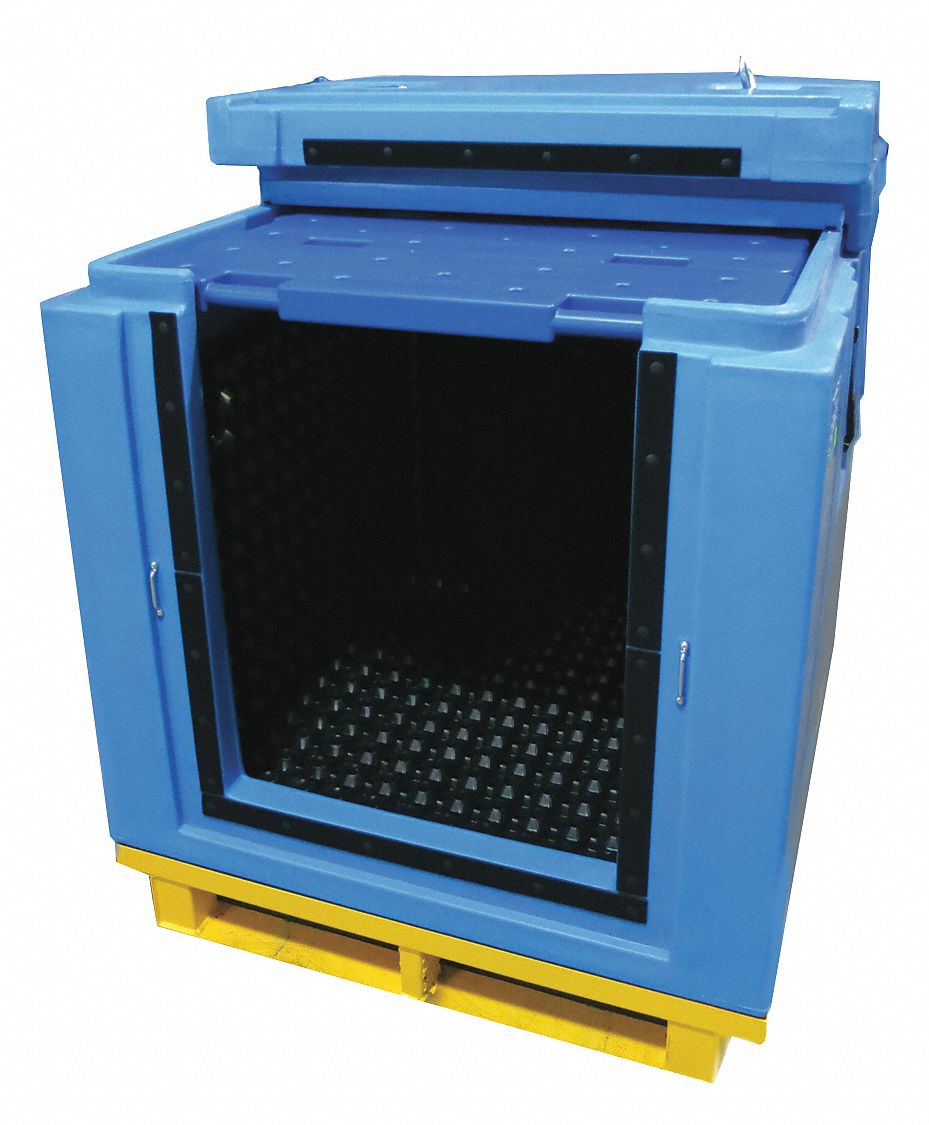 40-1/2x34-1/2x29 in, 3 in Insert Wall Thick, Insulated Shipping ...