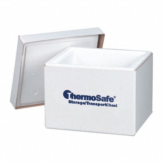 THERMOSAFE Insulated Shipping Container: 12x12x11-1/2 in, 2 in Insert ...