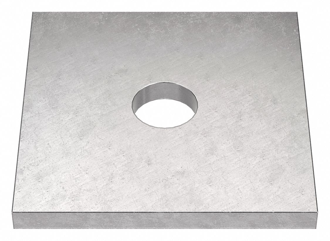 18-8, Stainless Steel, Slotted Rectangular Washer - 420R12|Z8759-SLOT ...