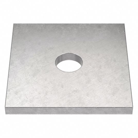 18-8, Stainless Steel, Slotted Rectangular Washer - 420R12|Z8759-SLOT ...