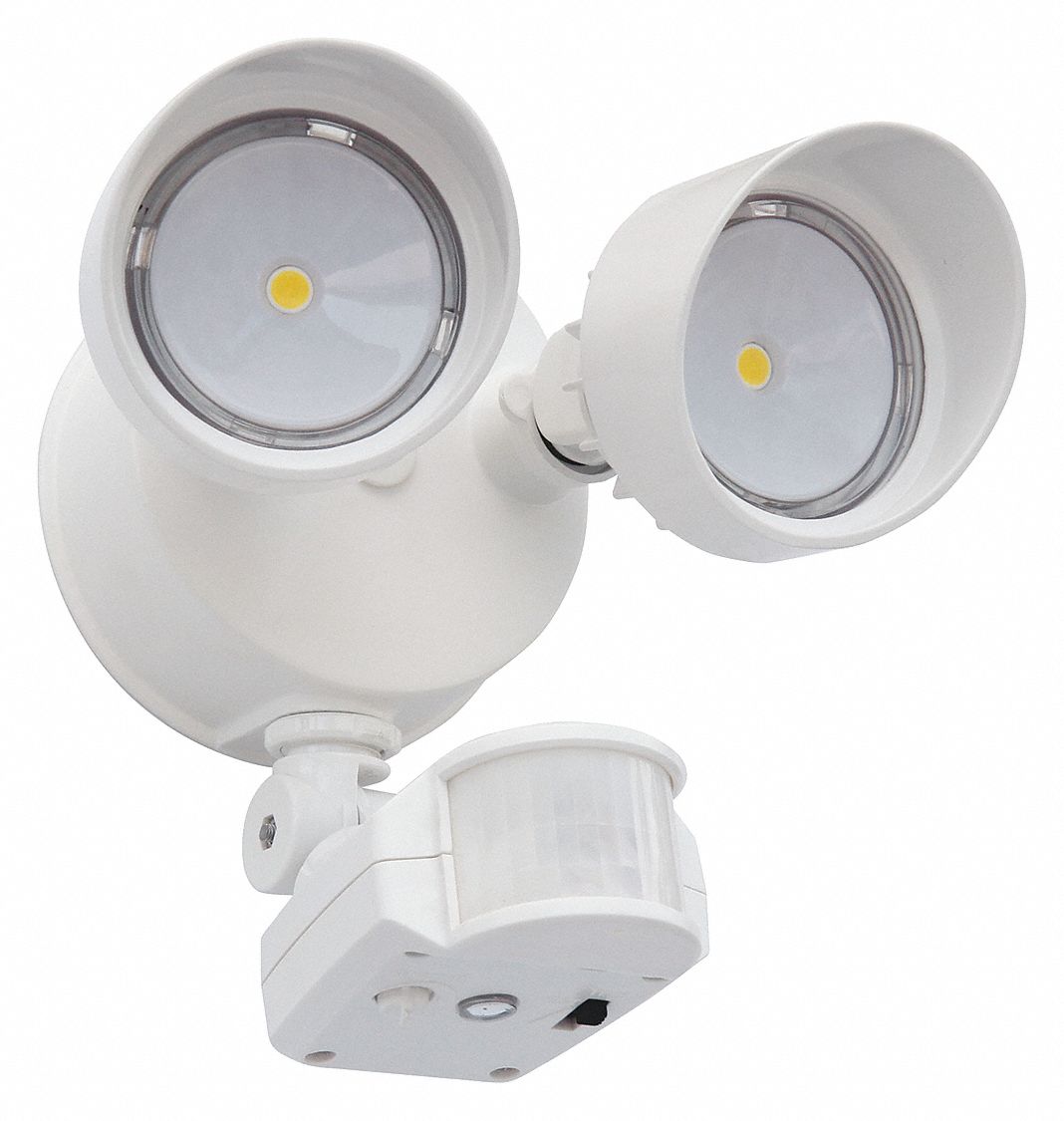 LED, 2 Lightheads, Adjustable Beam Security Light - 420V87|OLF 2RH 40K ...