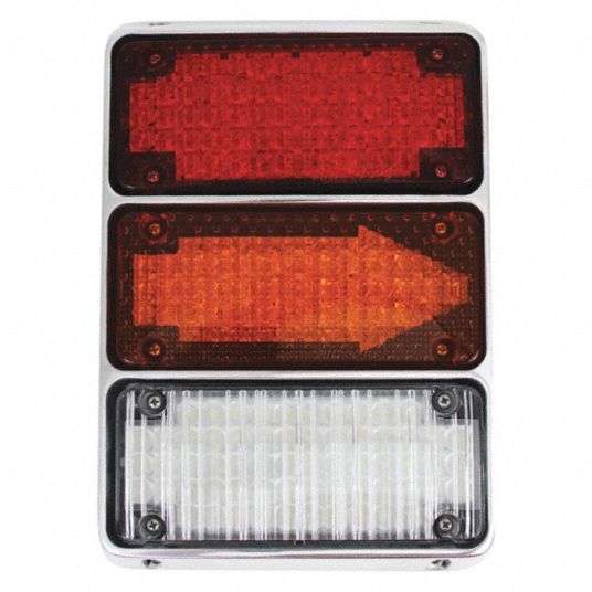 CODE 3, Emergency Vehicle Perimeter Light, Amber/Red/White, Perimeter ...