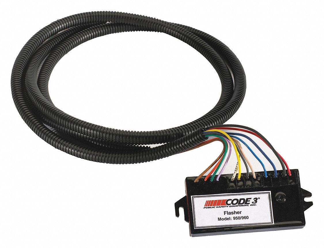 CODE 3, 12V DC, Variable, Automotive Flasher - 421G80|LEDFLASHER1W ...