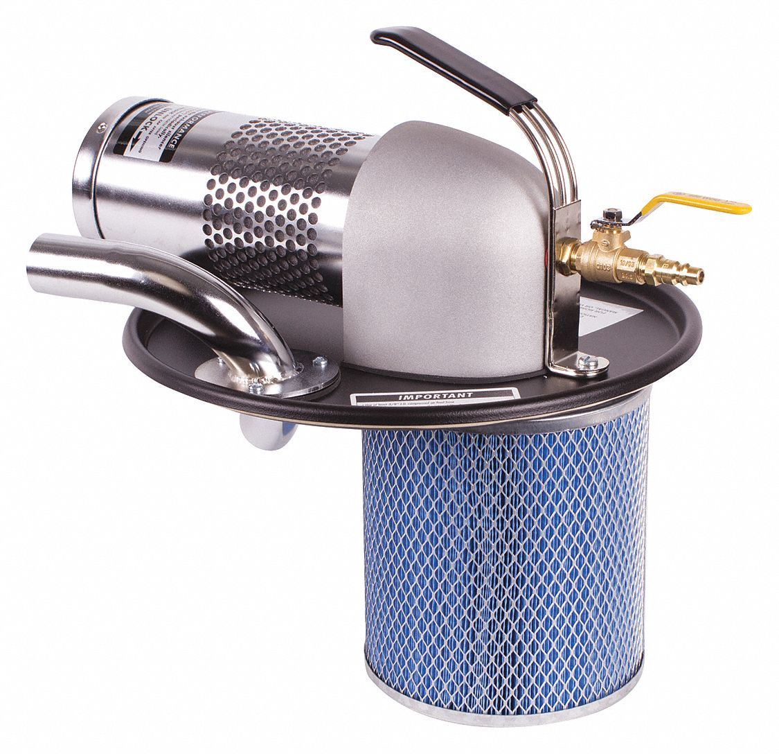 GUARDAIR, Wet/Dry, HEPA, Pneumatic Drum-Top Vacuum Head - 422V67|N051M ...