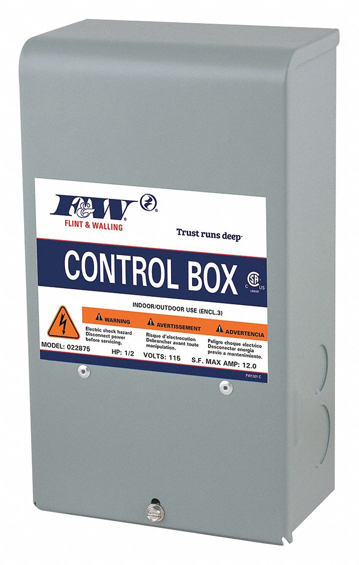 FLINT & WALLING, Simplex, Single Phase, Pump Control Panel - 422X64 ...