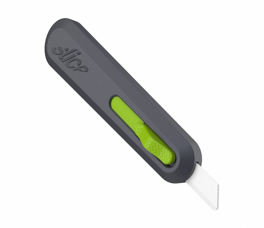SLICE Navaja Utilitaria Retracción Automática Cerámica Mango Negro ...