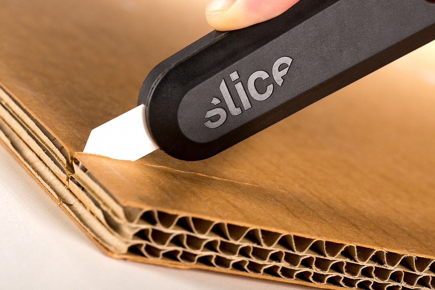 SLICE Utility Knife: 6 in Overall Lg, Ceramic Std Tip, Plain, Plastic ...
