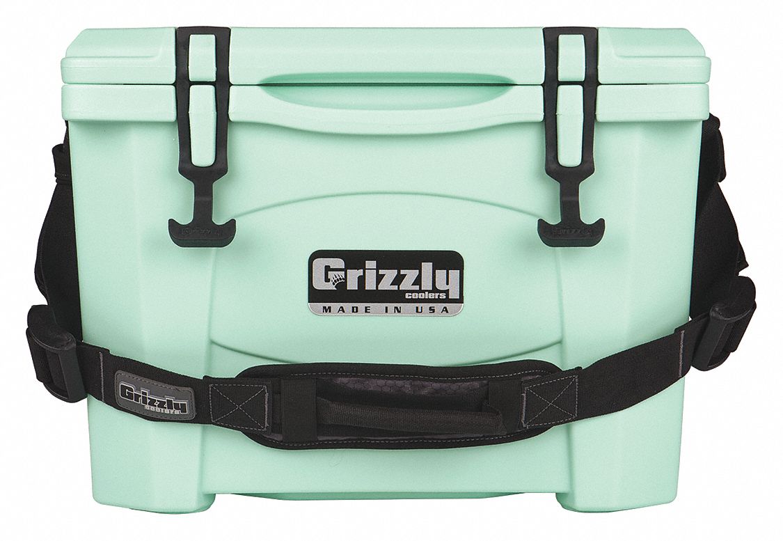 GRIZZLY COOLERS, Green, 15 Cans, Marine Chest Cooler - 423L30|400004 ...