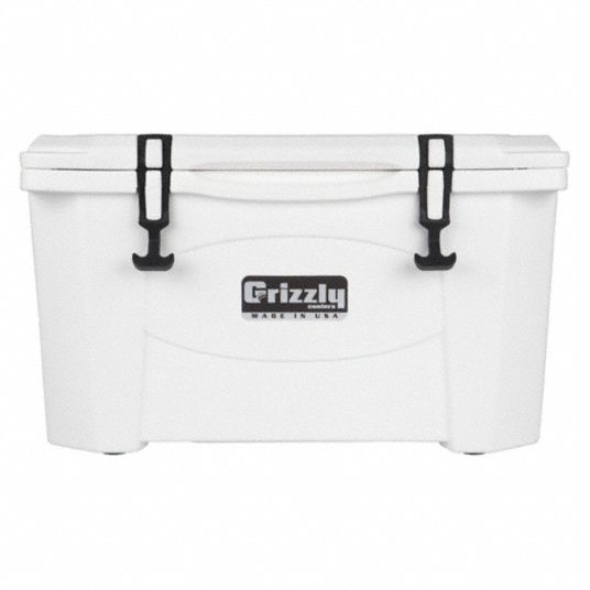 GRIZZLY COOLERS, White, 66 Cans, Marine Chest Cooler - 423L41|400012 ...
