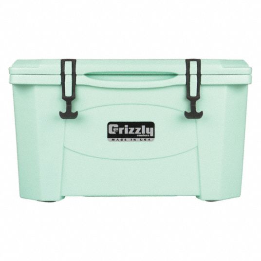 GRIZZLY COOLERS, Green, 40 qt Cooler Capacity, Marine Chest Cooler ...