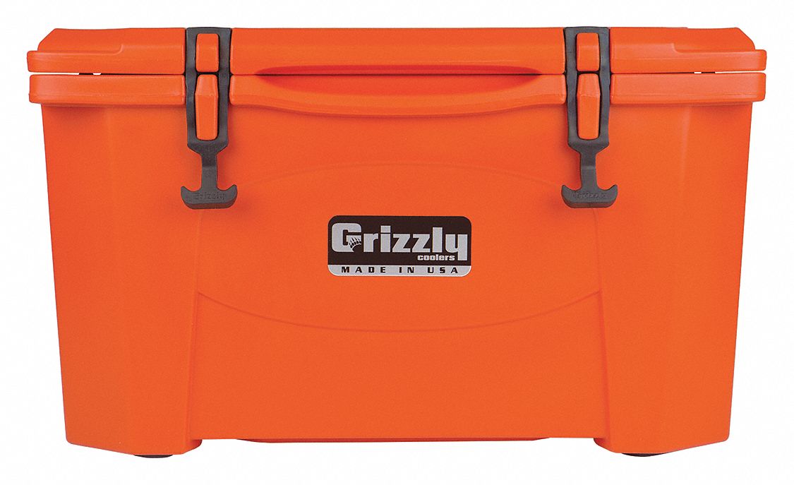 GRIZZLY COOLERS, Orange, 66 Cans, Marine Chest Cooler - 423L47|400514 ...