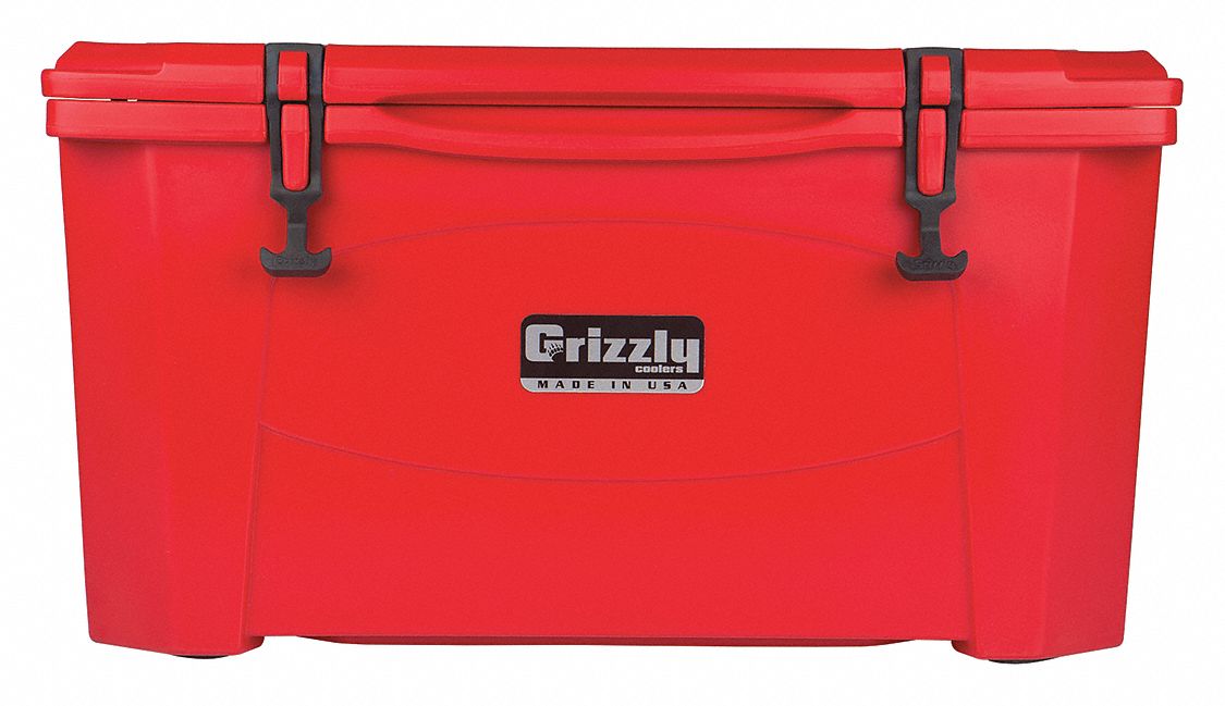 GRIZZLY COOLERS, Red, 72 Cans, Marine Chest Cooler - 423L53|4400023 ...