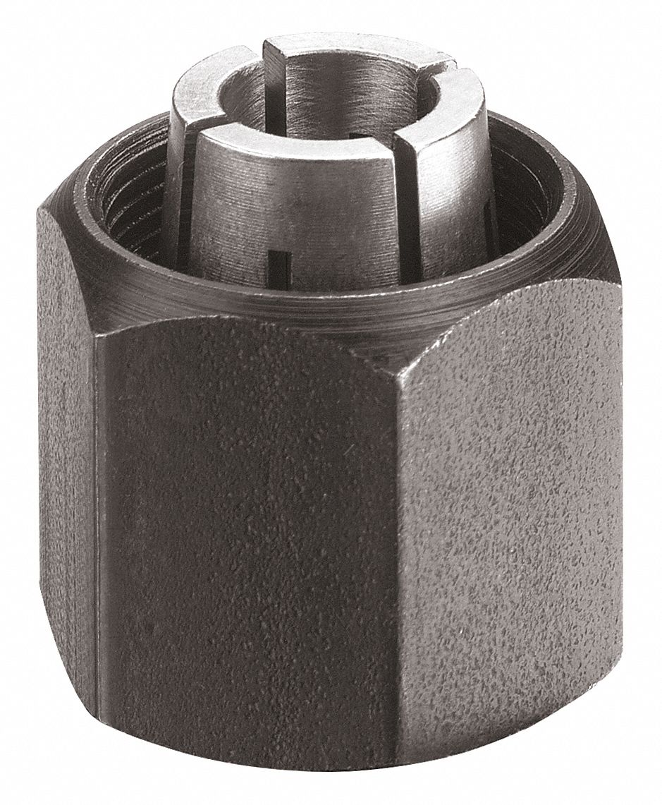 BOSCH, For GKF125CE/GKF12V25, 1 Piece(s), Collet Chuck - 423N81|PR114 ...