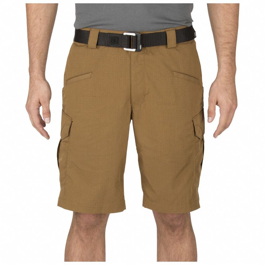 5.11, Brown, 34 in Waist, Tactical Shorts - 829V60|73327ABR-116-34 - Grainger