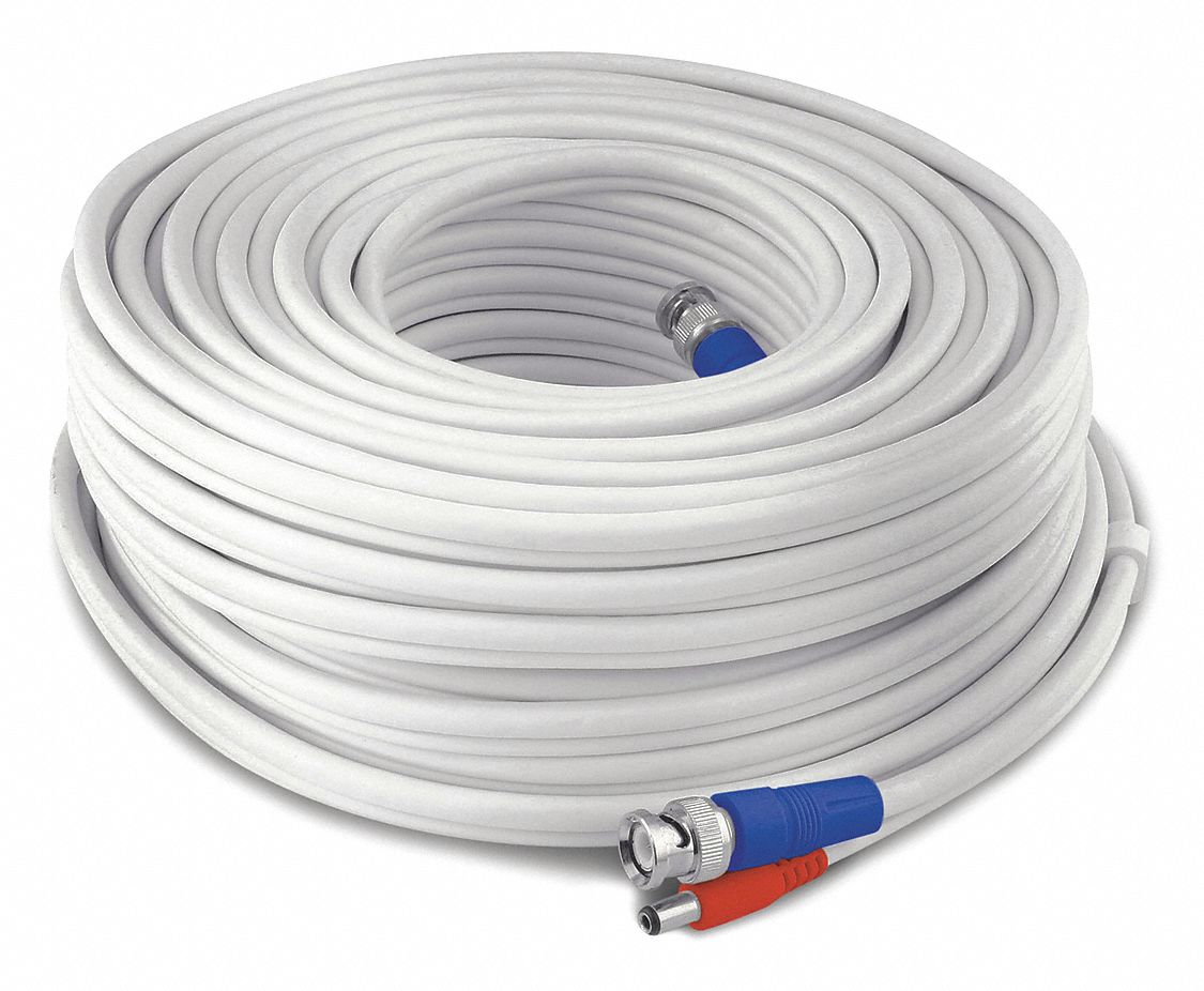 SWANN BNC Cable, 50 ft. L, PVC Body Material - 424Z11|SWPRO-15MTVF-GL ...