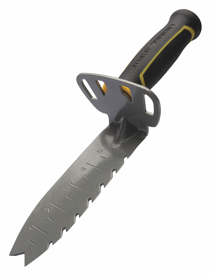 STANLEY Digging Knife, Serrated Blade, Blk Handle - 425R88|BDS7236 ...