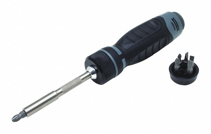 PROTO, Phillips/Slotted Tip, #1/#2/5/16 in/7/16 in/9/64 in Tip Size ...