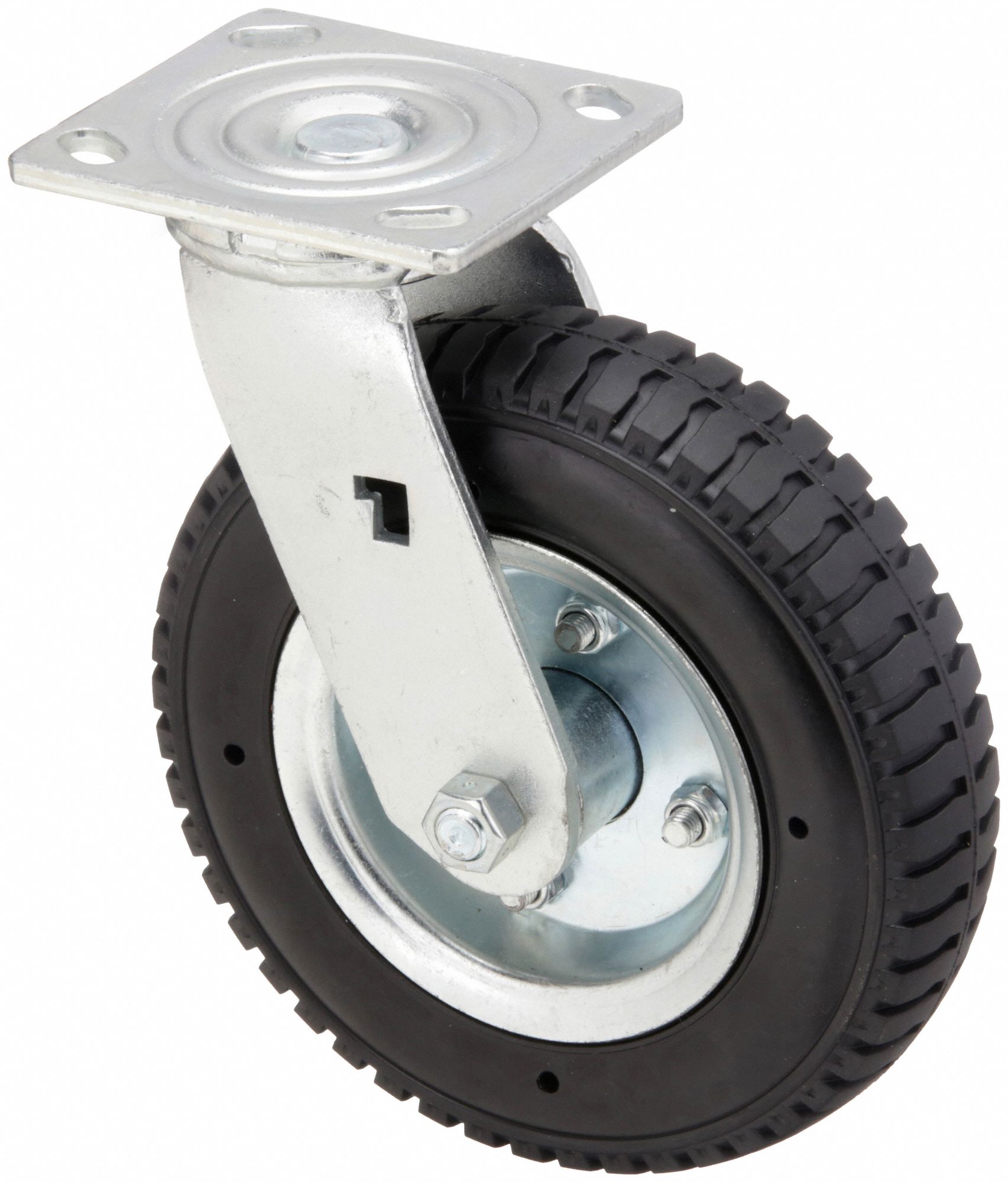 Swivel, 8 in Wheel Dia., Plate Caster - 426A85|426A85 - Grainger