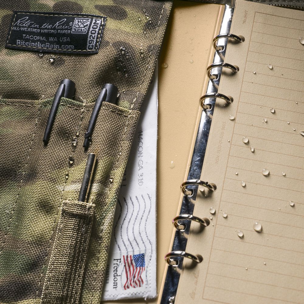 RITE IN THE RAIN Notebook Cover: Cordura, Camouflage, 7 in x 9 in Sheet ...