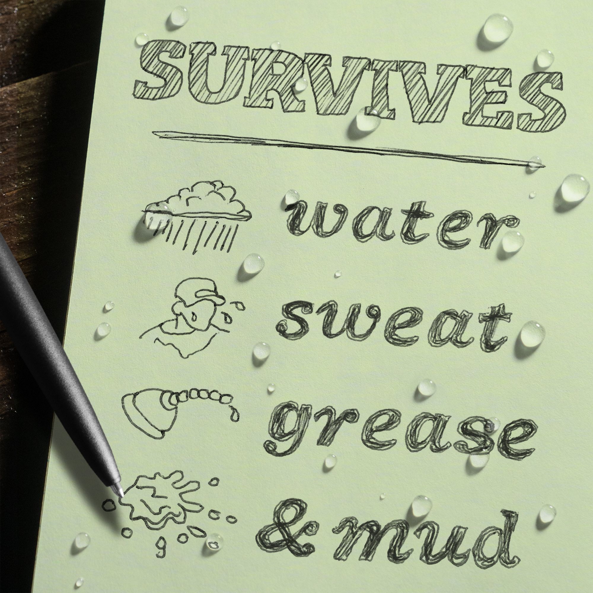 RITE IN THE RAIN NoteBook Kit: Tan, Field Flex, Green, Perfect Bound ...