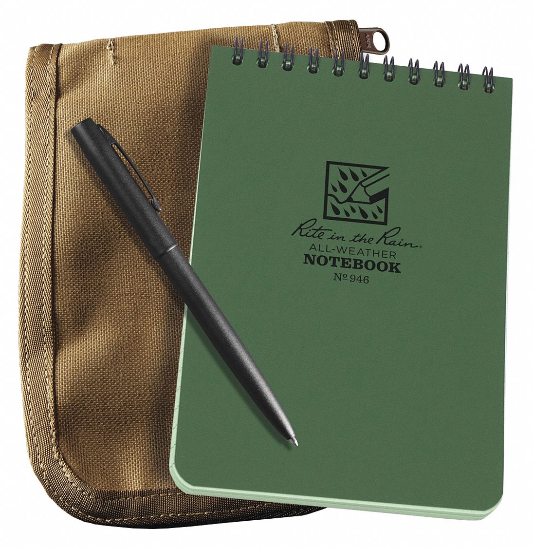 RITE IN THE RAIN, Green, Green, Notebook Kit - 426C03|946-KIT - Grainger