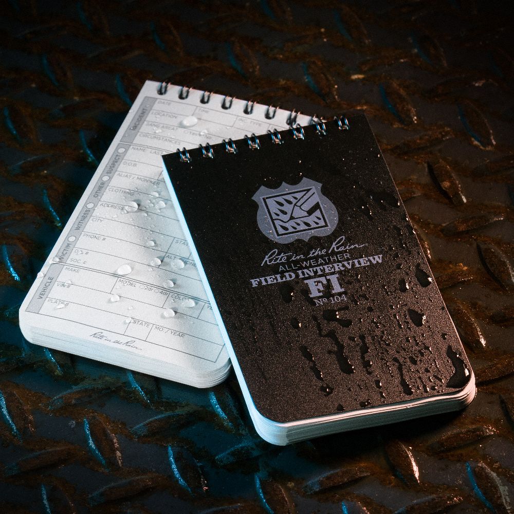RITE IN THE RAIN Notebook: Field, 3 in x 5 in Sheet Size, 20 lb Paper ...