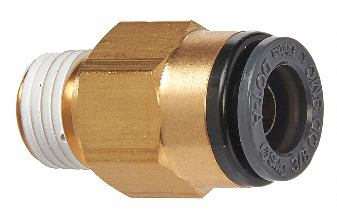 SUR&R, NPT, Brass, Male Connector - 426D16|ABM330 - Grainger