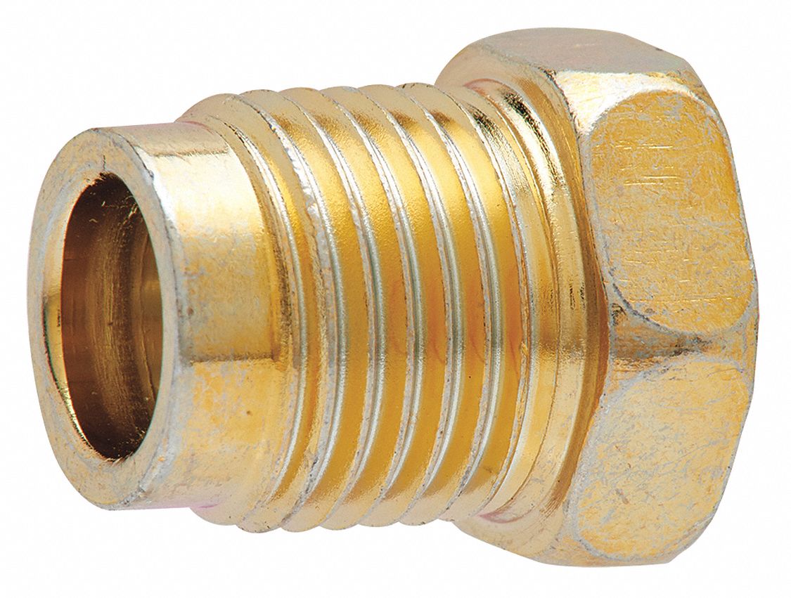 Steel, 3/8 in Tube Connection Size, Male Tube Nut - 426D28|PS2110 ...
