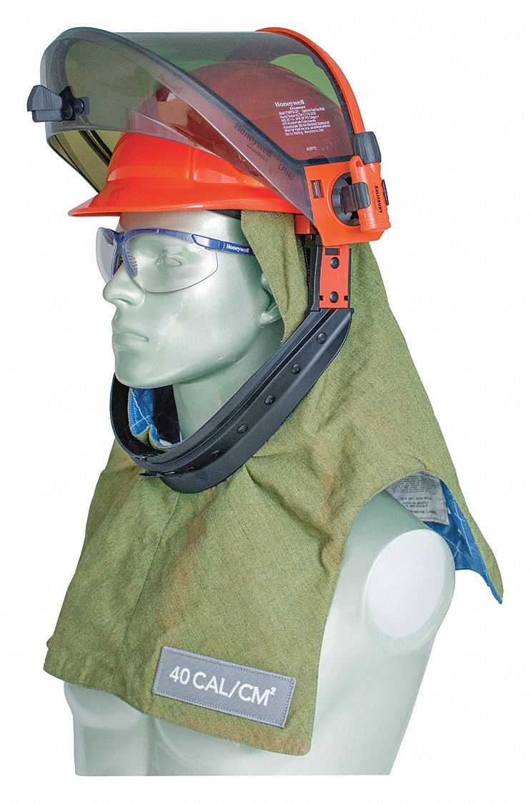 SALISBURY, 4 PPE CAT, 40 cal/sq cm ATPV, Arc Flash Hood - 426M53 ...