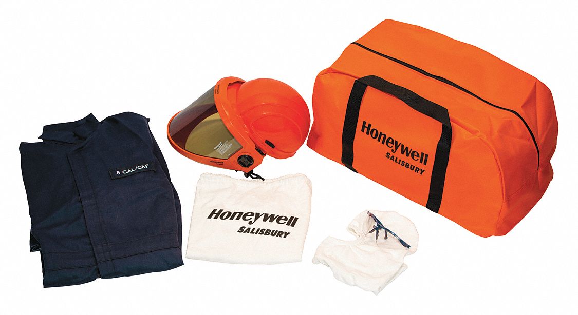 SALISBURY, XL, 8 cal/sq cm ATPV, Arc Flash Clothing Kit - 426M57 ...