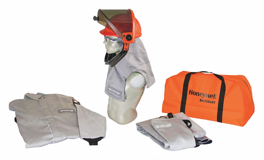 SALISBURY, XL, 40 cal/sq cm ATPV, Arc Flash Clothing Kit - 426N39 ...