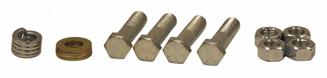 BUYERS PRODUCTS, 4 5/8 in Overall Lg, 6 1/4 in Overall Wd, Hardware Kit ...