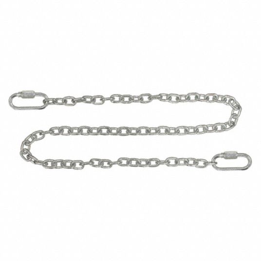 BUYERS PRODUCTS Safety Chain: Quick Link Attachment, Heavy Duty, 30, 6 ...