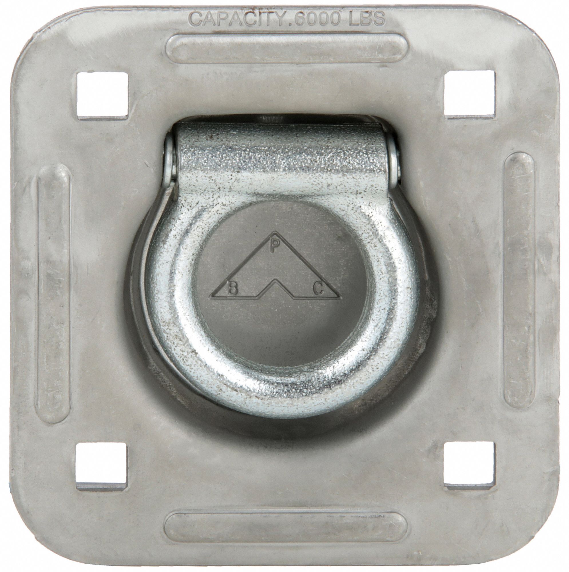 BUYERS PRODUCTS Recessed Rope Ring: Zinc Plated, 6 5/8 in Overall Lg, 5 ...