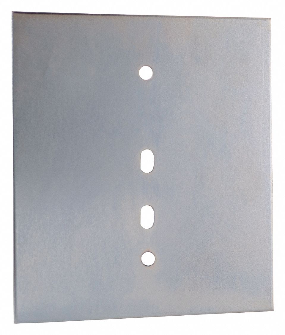 BUYERS PRODUCTS, 6 7/16 in Overall Lg, 6 in Overall Wd, Support Plate ...