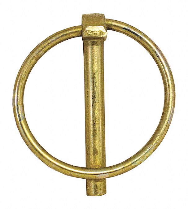 Inch, 1 1/2 in Usable Lg, Lynch Pin,7/16in dia,1 1/2in L,w/o Chain ...