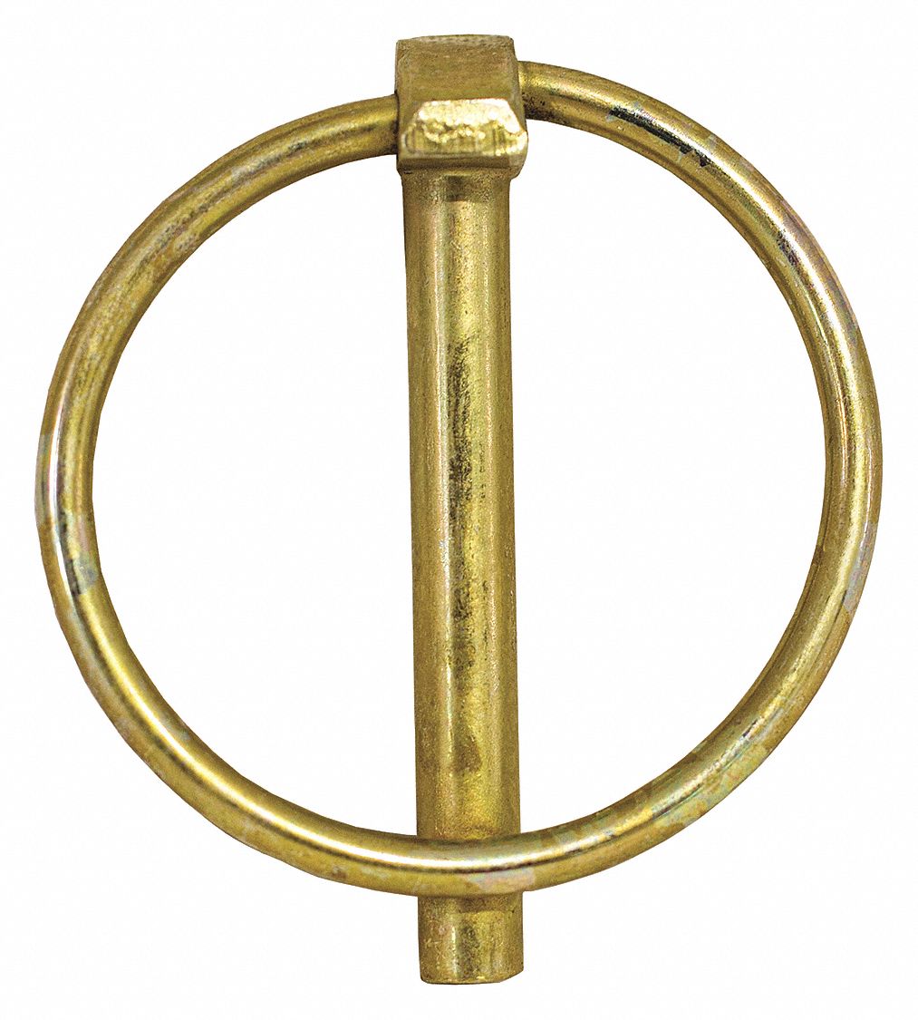 Inch, 1 1/2 in Usable Lg, Lynch Pin,7/16in dia,1 1/2in L,w/o Chain ...