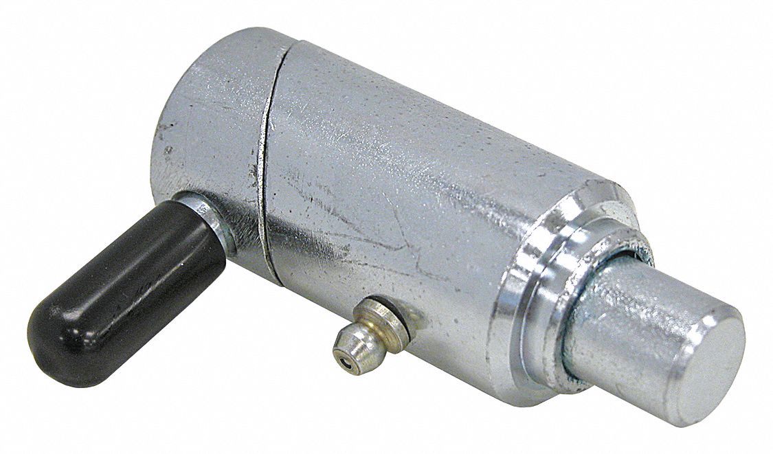 BUYERS PRODUCTS, Zinc Plated, 3 5/16 in Overall Lg, Plunger Pin ...