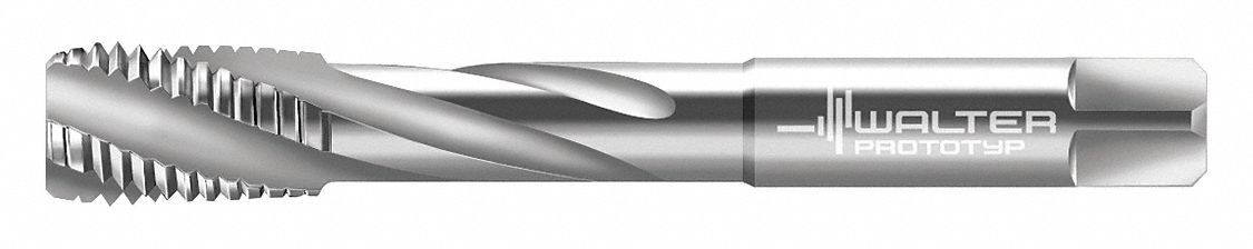 WALTER PROTOTYP, M16x2 Thread Size, 25.00 mm Thread Lg, Spiral Flute ...