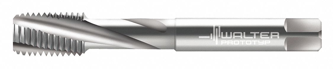 WALTER PROTOTYP, M12x1.75 Thread Size, 23.00 mm Thread Lg, Spiral Flute ...