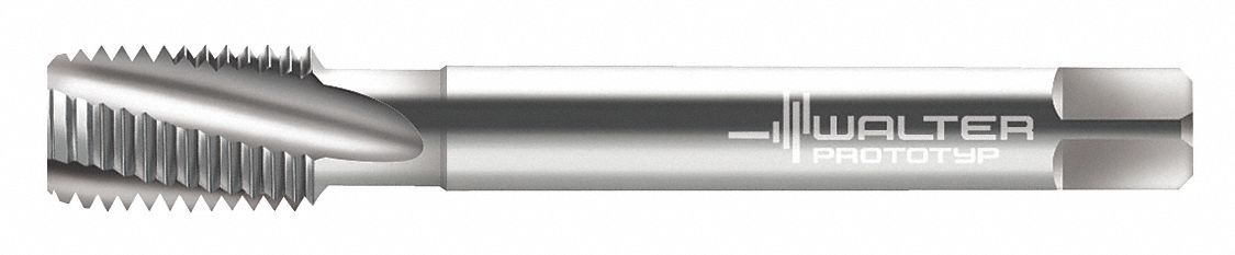 WALTER PROTOTYP, M12x1.75 Thread Size, 16.00 mm Thread Lg, Spiral Flute ...