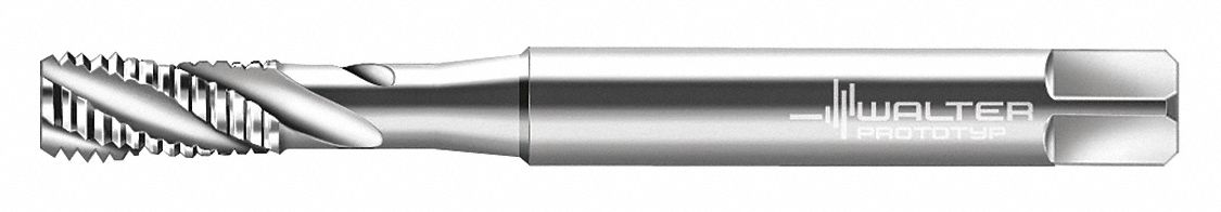 WALTER PROTOTYP, M10x1.5 Thread Size, 15.00 mm Thread Lg, Spiral Flute ...