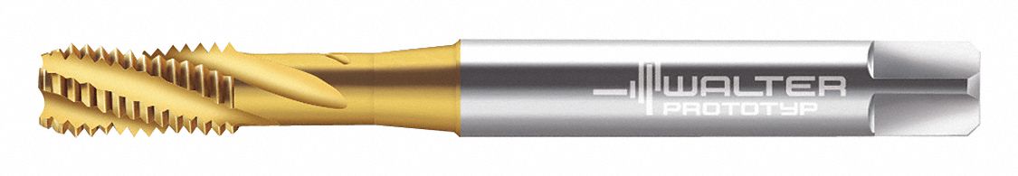 WALTER PROTOTYP, M10x1.5 Thread Size, 15.00 mm Thread Lg, Spiral Flute ...