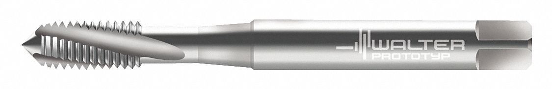 WALTER PROTOTYP, #4-40 Thread Size, 6.00 mm Thread Lg, Spiral Flute Tap ...