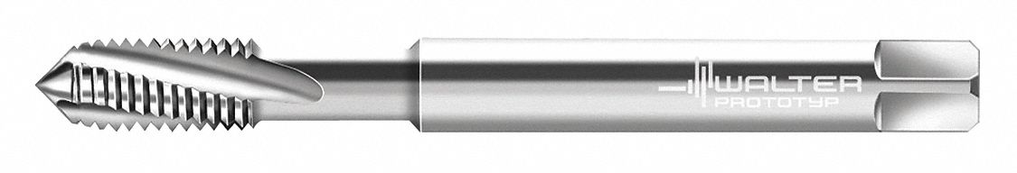 WALTER PROTOTYP, #12-24 Thread Size, 15.00 mm Thread Lg, Spiral Flute ...