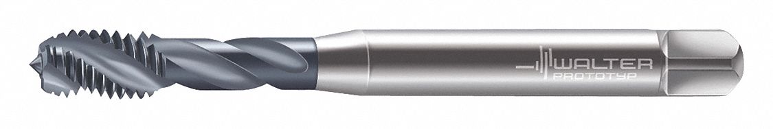 WALTER PROTOTYP, M10x1.5 Thread Size, 15.00 mm Thread Lg, Spiral Flute ...