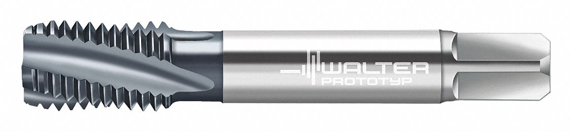 WALTER PROTOTYP, 7/8"-9 Thread Size, 32.00 mm Thread Lg, Spiral Flute ...