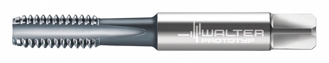 Tap, Plug, Overall Length 2 5/8 in, High Speed Steel, TiCN, Right Hand ...