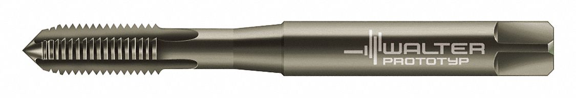 WALTER PROTOTYP, #10-32 Thread Size, 18.00 mm Thread Lg, Straight Flute ...